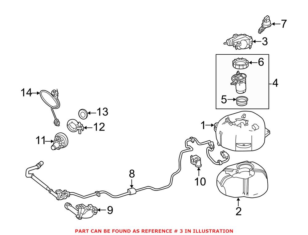 Genuine Mercedes-Benz 0024706894 - Diesel Exhaust Fluid (DEF) Pump