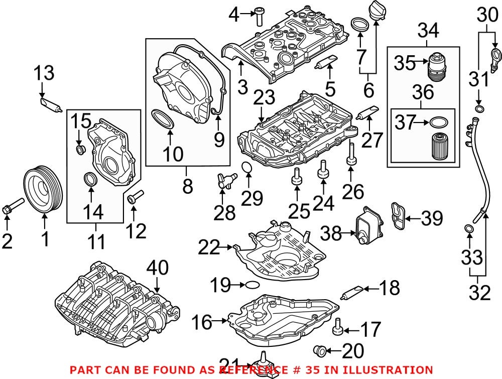 eEuroparts > Oil Filters > Genuine VW/Audi 06L115408D - Engine Oil ...
