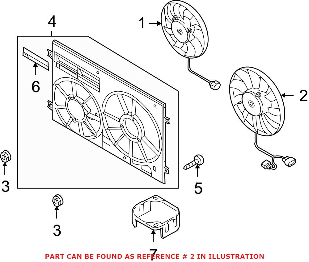 eEuroparts > Cooling Fans > Genuine VW/Audi 1K0959455FR - Engine ...
