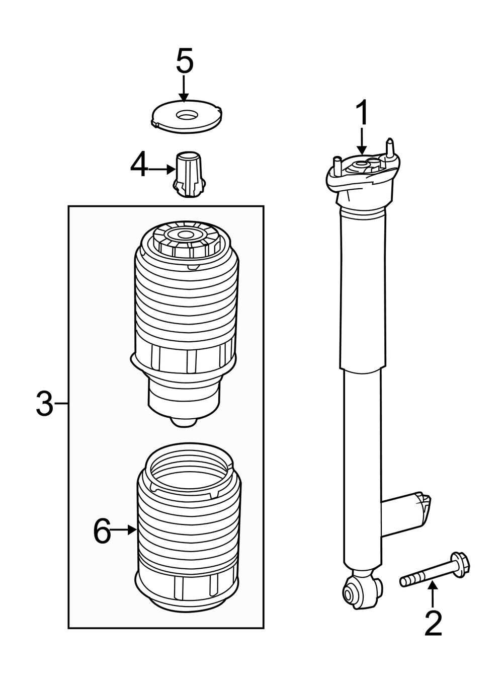 eEuroparts > Shocks & Struts > Genuine Mercedes-Benz 2123201630 ...
