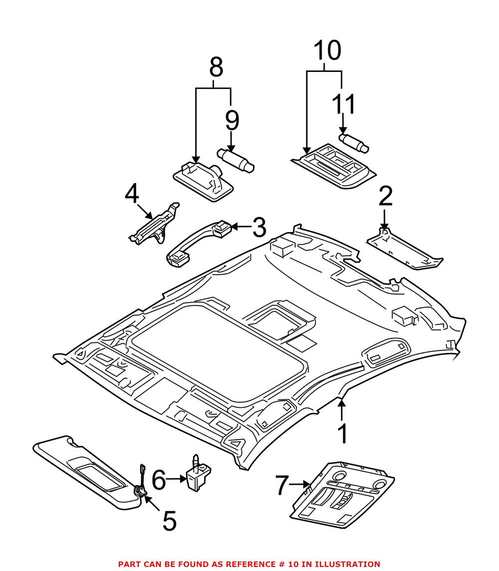 Genuine BMW 61319201645 - Reading Light
