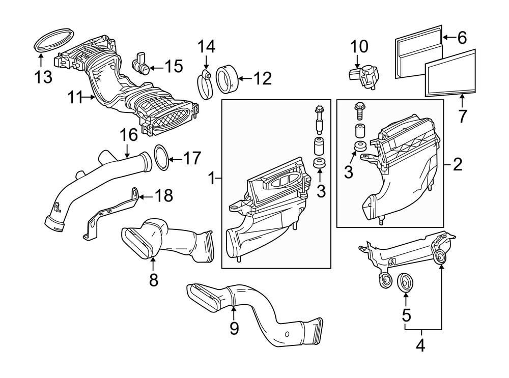eEuroparts > Air Intake Parts > Genuine Mercedes-Benz 6420948897 ...
