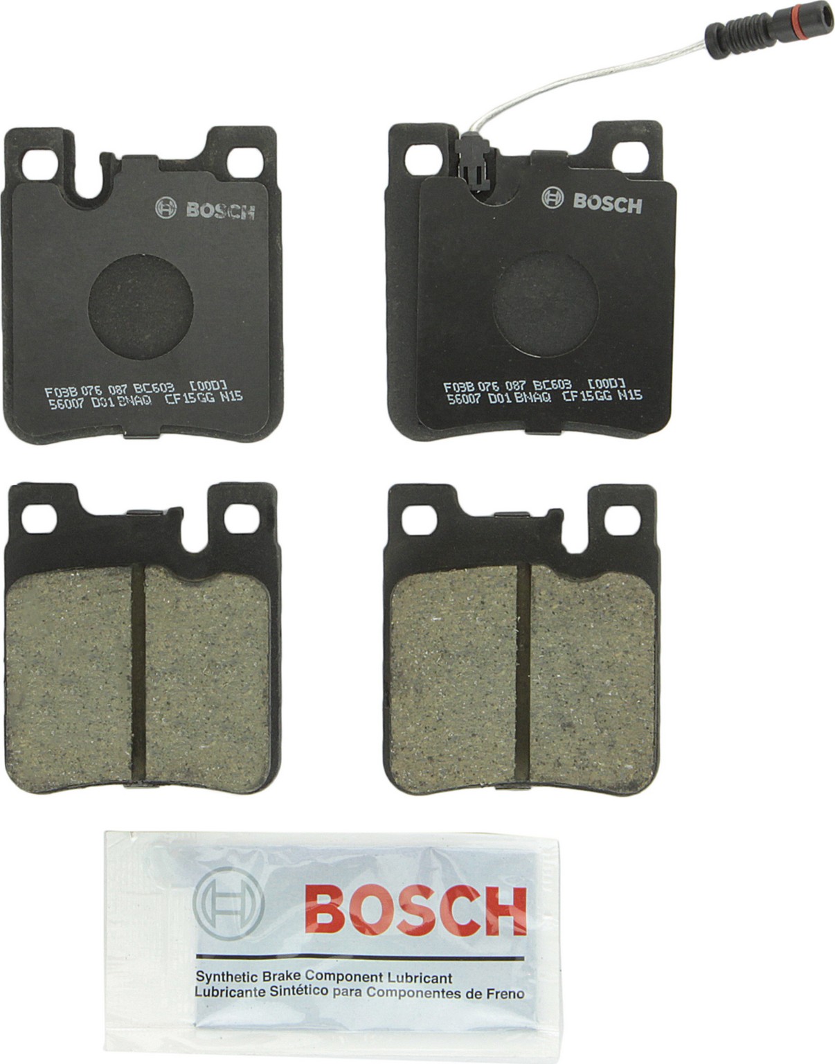 Bosch BC603 - Disc Brake Pad Set (Rear)